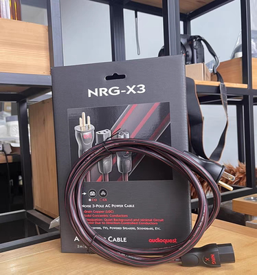 美国AQ线圣NRG-X2 X3电源线专业hifi发烧Audioquest 适合CD功放