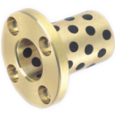 MPTZ30-35-40-50 圆法兰带肩 按装孔 自润耐磨无油衬套 铜套OFR21