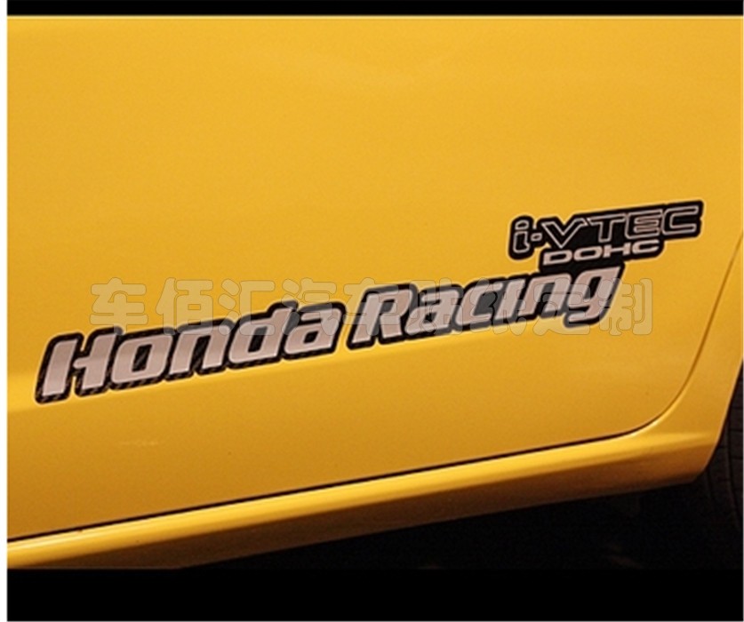 HONDA RACING I VTEC DOHC 侧身套装(2边价)反光贴 贴纸