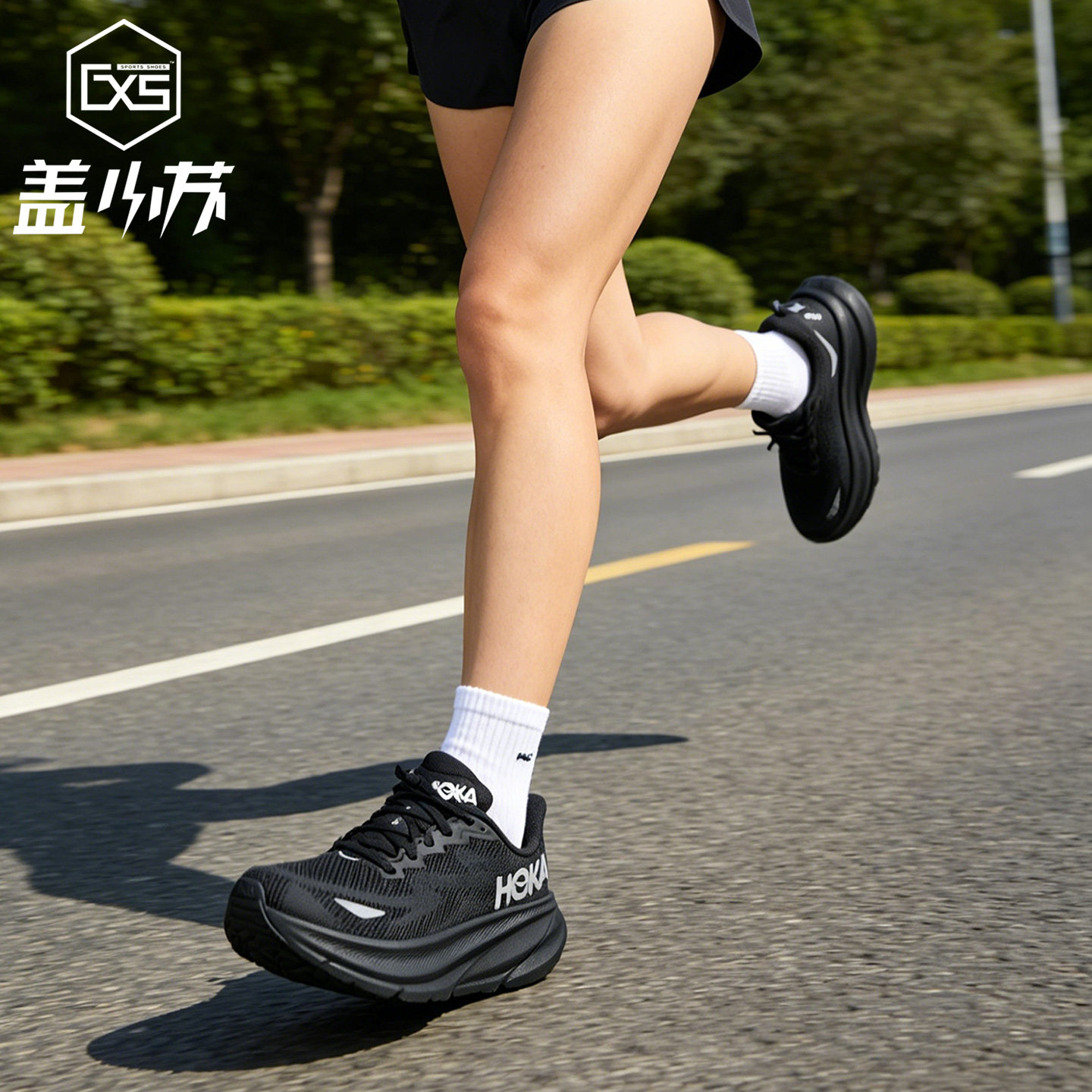 HOKA OneOne低帮舒适透气跑步鞋耐磨防滑训练鞋女款1110519-BBLC