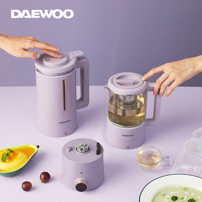 DAEWOO/大宇 DY-SM02-A破壁机豆浆机静音多功能家用加热料理机_虎窝淘