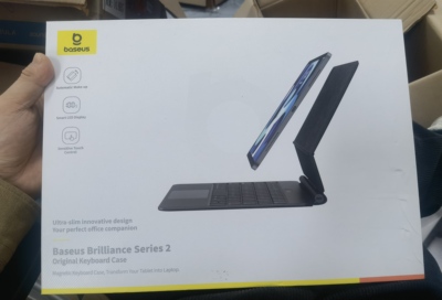 倍思妙控键盘适用苹果iPadPro11寸/13寸AIR磁吸悬浮蓝牙妙控键盘