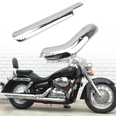 本T沙都VT400VT750排气管隔热板