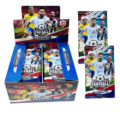 欧洲杯世界杯足球卡豪华收藏盲盒C罗梅西球星卡牌卡册玩具周边