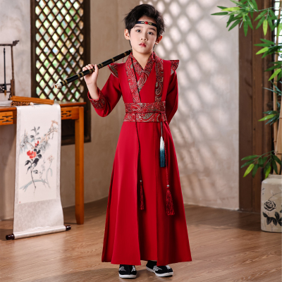 花木兰儿童演出服男女锦衣卫仙侠风cos飞鱼服剑客武侠古装表演服