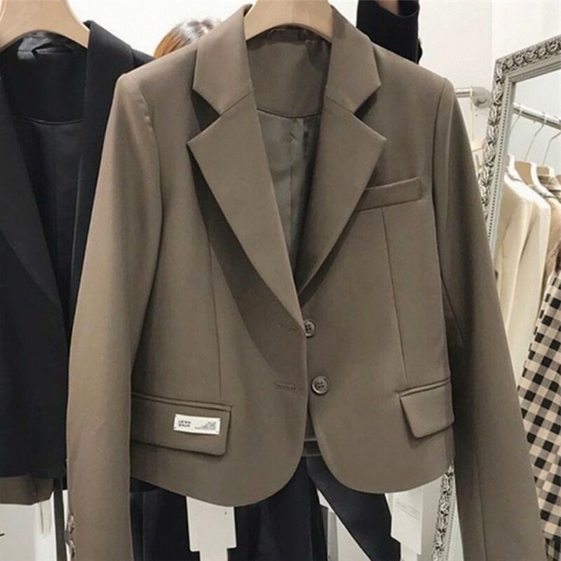 小西装女外套短款高级感秋新款小个子英伦风韩版宽松休闲西服上衣