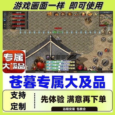 苍暮专属大及品挂机记录boss辅助