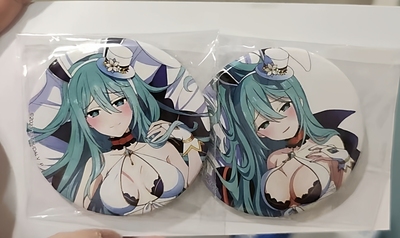 日谷散单约会大作战狂三镜野七罪mios抱枕吧唧兔女郎吧唧徽章一对