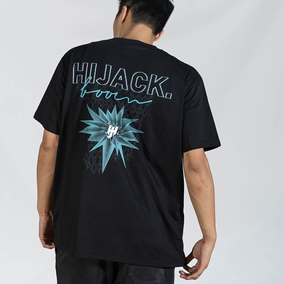 HIJACKboom黑色短袖重磅