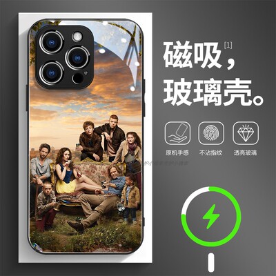 磁吸玻璃壳适用苹果个性潮流