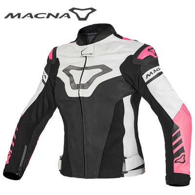 MACNA女款分体皮衣摩托车骑行服套装机车赛车服防摔皮衣