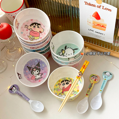 密胺卡通5寸成人儿童饭碗耐高温