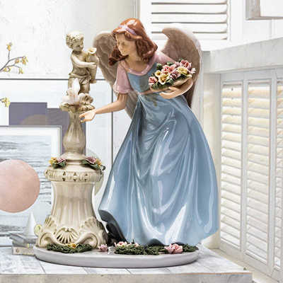 高温陶瓷花园西班牙家居摆件雅致