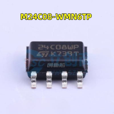 全新进口原装 M24C08 24C08WP M24C08-WMN6TP 存储器 贴片SOP8 现