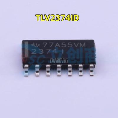 全新 TLV2374ID TLV2374 2374I 封装SOP-14 精密放大器芯片 现货