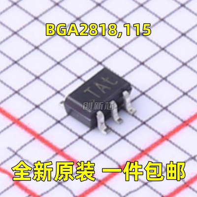 全新 BGA2818,115 丝印TAt SOT-363-6 MMIC宽带放大器 原装IC芯片