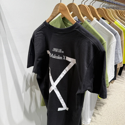 X字母T恤 40 ACRES 联名款 SS25 MALCOLM  X TEE 背面X字母短袖