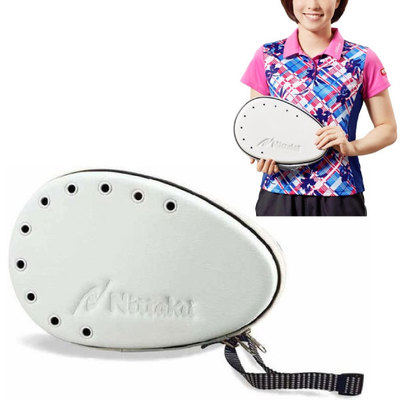 Nittaku日本真皮石川乒乓球拍套