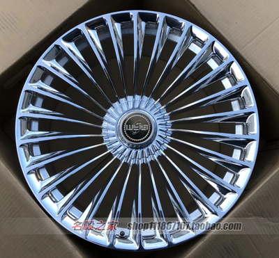 18 19 20寸适用奔驰S500 S600 S350 S400 E260 CLS C锻造抛光轮毂