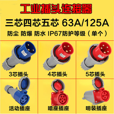 厂家直销IP6763A/125A公母对接