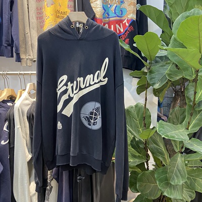 美式复古Saintstb连帽卫衣