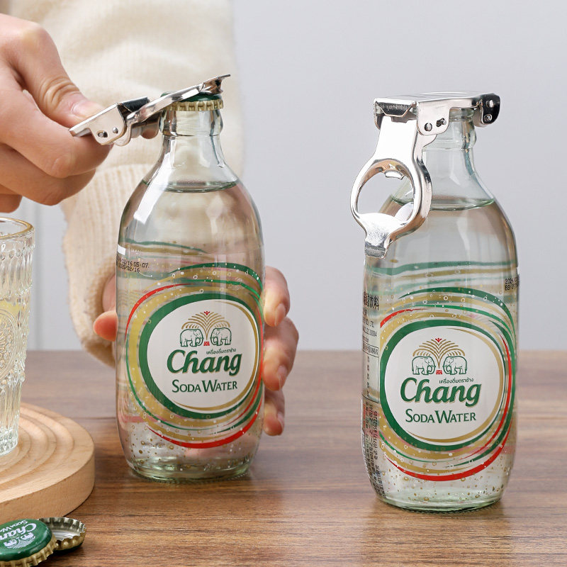 苏打水开瓶器酒吧玻璃瓶饮料啤酒不锈钢气泡水保存延缓漏气密封塞