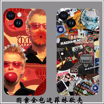 适用Radiohead电台司令汤姆约克菲林软壳保护套苹果7vivo华为mate60ppro红米三星S21小米iPhone15pro手机壳