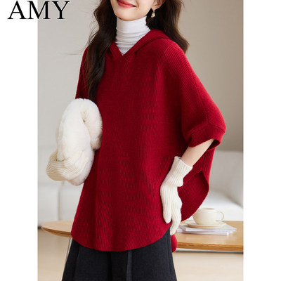 2025秋季新款女装连帽斗