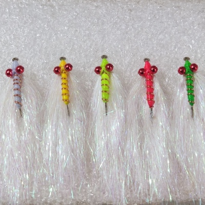 渔乐微物路亚冰丝虾饵专攻飞蝇钩