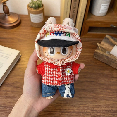 仅衣服适用17cm拉布布一代二代三代娃衣套装服饰labubu衣服可替换
