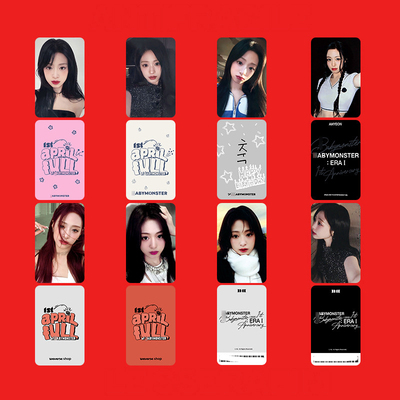 BABYMONSTER小怪兽1周年单人卡ASA申厦蓝明星自制小卡照片卡收藏