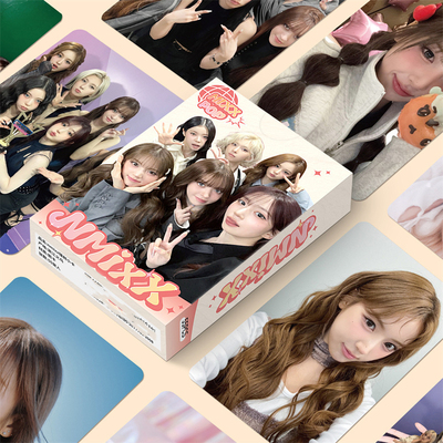 NMIXX镭射小卡55张一盒3寸随机卡写真集明星自印卡片张圭珍吴海嫄