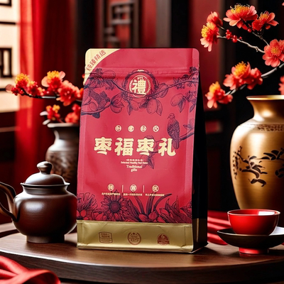 精美大枣灰枣通用包装袋空袋大枣250g-500g灰枣若羌大枣自封袋