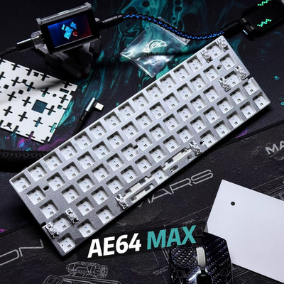 AE64 Max客制化PCB/兼容Gh60/满血双子星/EverGlide/双灯/0.001mm