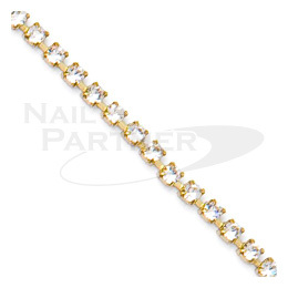 preciosa金属潮流美甲钻条饰品