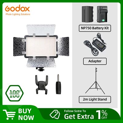 Godox LED308C II LED308 3300K-5600K LED Video Light Lamp for
