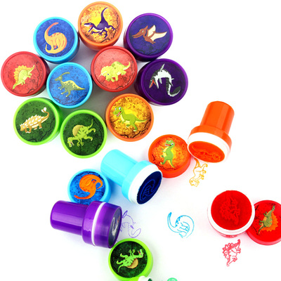 10 Pcs Dinosaur Mini Stamp Party Bag Fillers Pinata Favour G