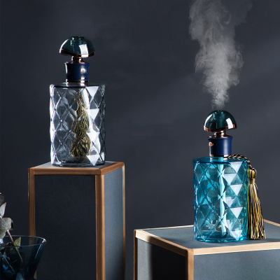 Glass Perfume Bottle Air Humidifier USB Aromatherapy Ultraso