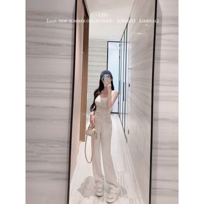 CHU小初/牛奶垂垂裤/纵享丝滑 很正的高级白 柔软垂坠窄版直筒裤