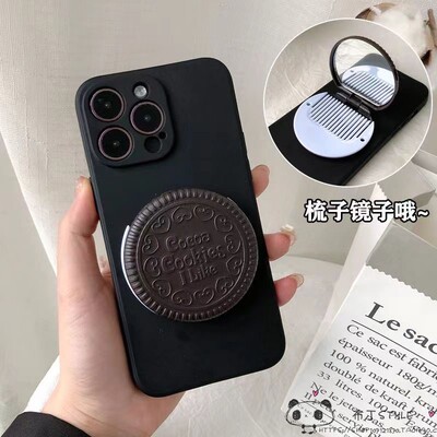饼干镜子梳子neo11/iqoo15pro手机壳z10utlra爱酷9x/8/7se女6turbo防摔13+/s12/vivo t4/y52s套y78/v5t3/y36i