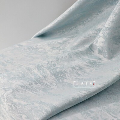 璀璨星河 细闪金丝织锦提花布料 设计师旗袍礼服包装盒服装面料