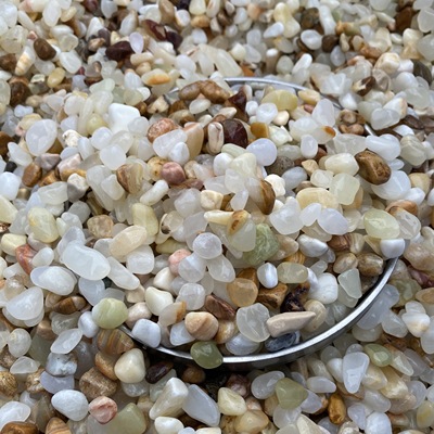 鱼缸底砂水晶石精磨晶莹剔透