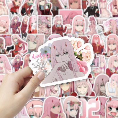 120张国家队02少女心防水粘贴纸