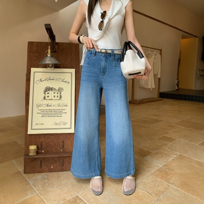 BEKISS贝斯品牌薄款阔腿裤7927