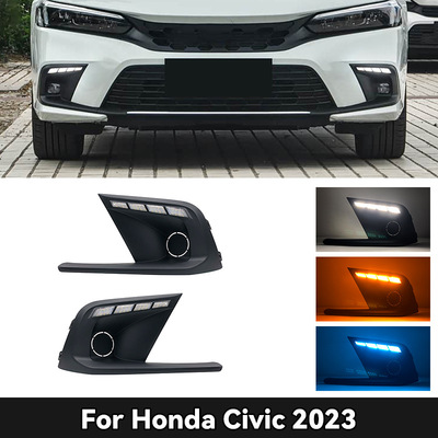 适用于本田22款新思域日行灯Honda-Civic -Daytime Running Light