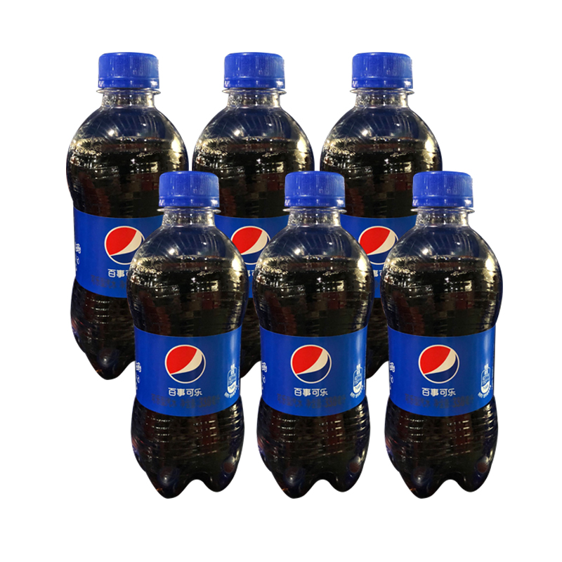 百事可乐小瓶装300ml*6瓶无糖可乐碳酸饮料tjb_虎窝淘
