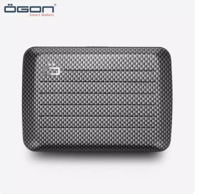 法国欧夹OGON防盗刷商务卡包卡盒防水防消磁盗刷时尚银行信用卡盒