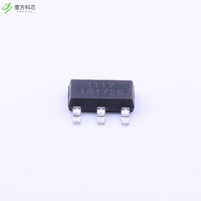原厂原装BCT1117ELT18-TR Vin=15V Vout=1.8V~1.8V