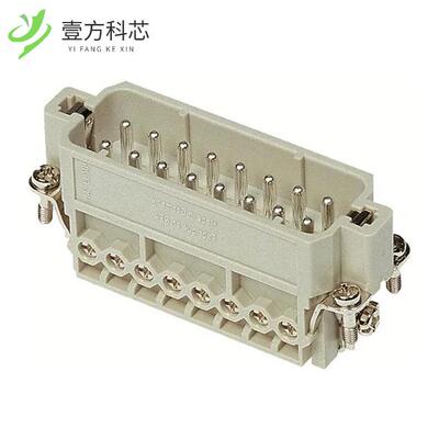 原厂原装09200162612 INSERT MALE 16POS+1GND SCR
