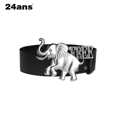 24ANS LTD 大象象征自由！金属皮带